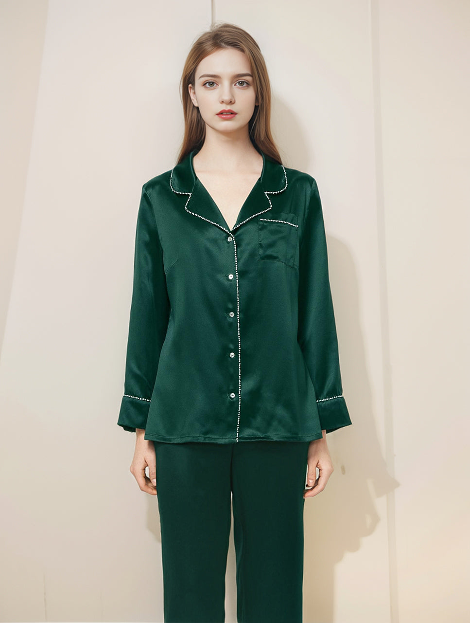 Classic silk 2-piece pajama set – Fabi Secret